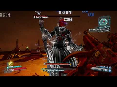 BBVVPT Mechromancer Little Big Trouble Handsome Sourcerer Boss BL2 DLC ...