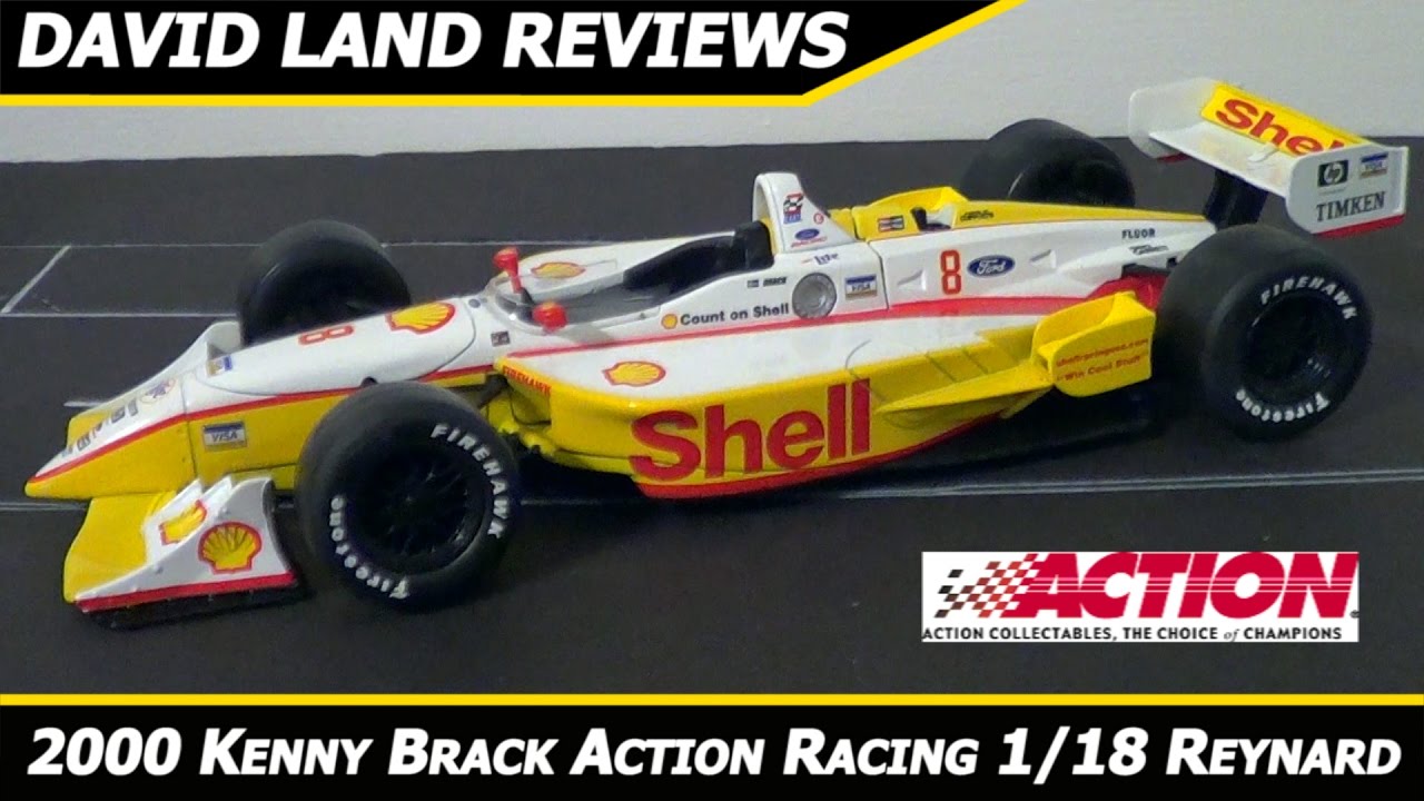 Kenny Brack 2000 CART Action Performance Team Rahal Shell Reynard 1/18 ...
