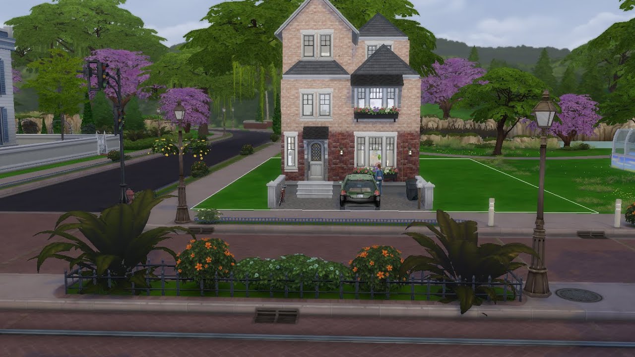 The sims 4 London house // Speed Build // My first home in London ♥ ...