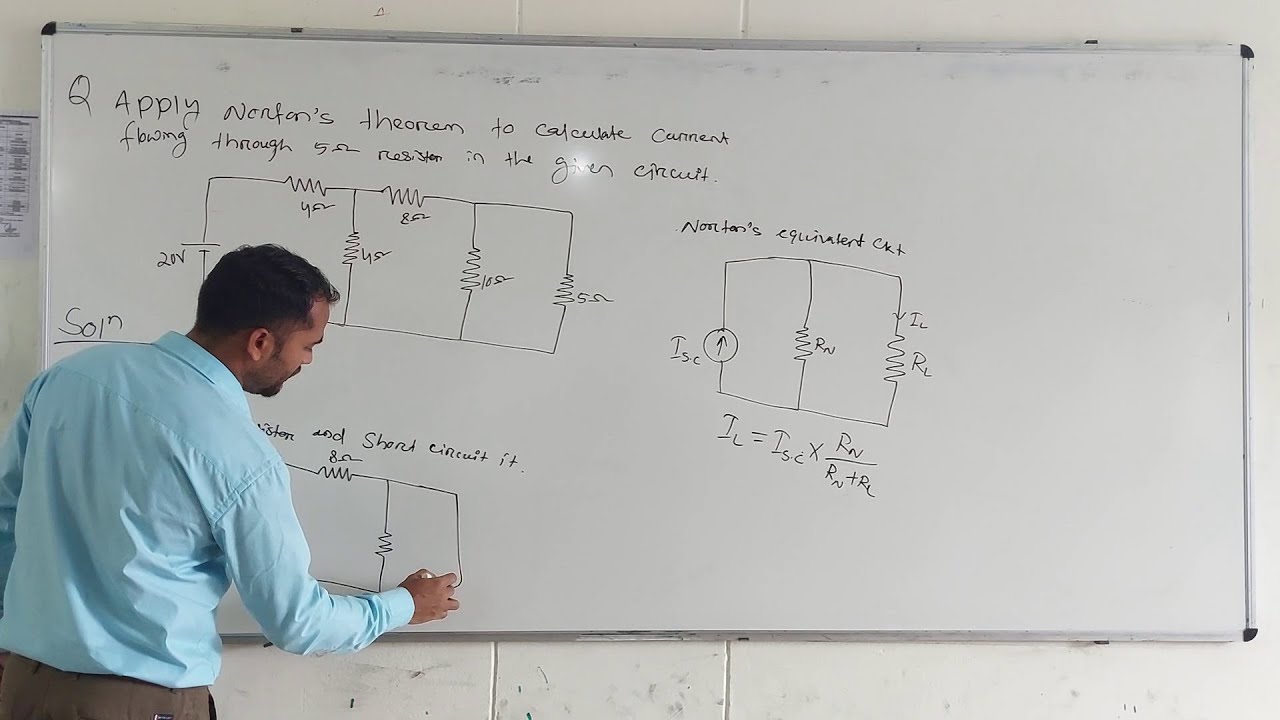 Problem solved by Nortons Theorem by Umesh Chandra Sethi, PTGF ...