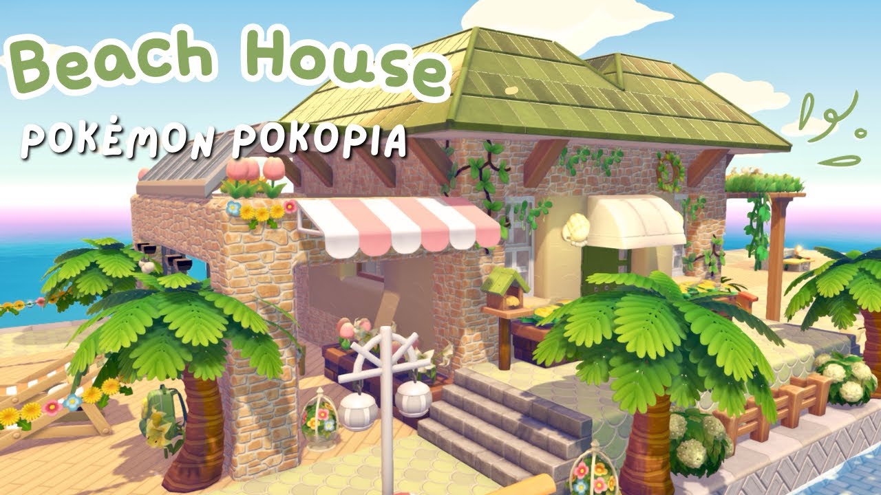 I Made a Waterfront Beach House in Pokopia | Speed Build - YouTube
