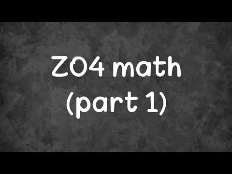 Z04 ACT (Math) Exam part 1 - YouTube