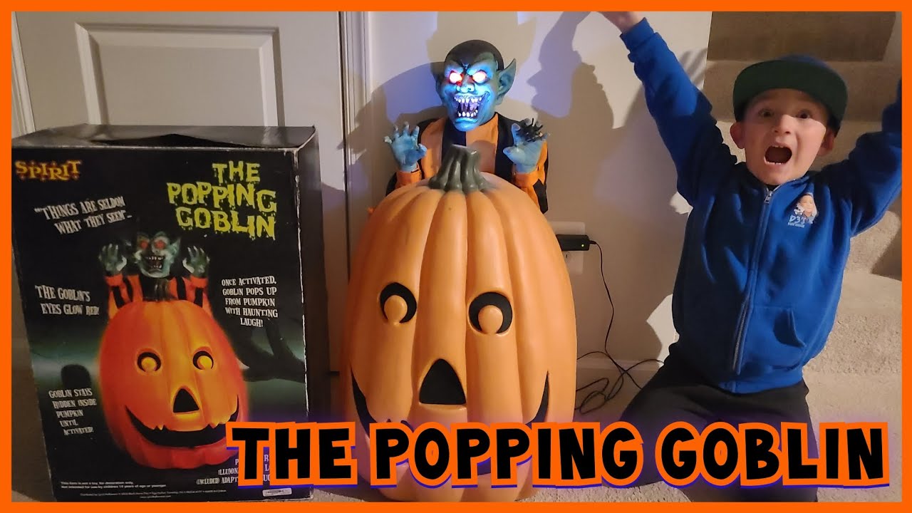 Spirit Halloween Animatronic | The Popping Goblin DEMO | Jumpscare ...