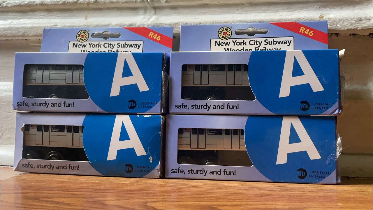 Munipal | Unboxing 4x R46 A Trains and showcase - YouTube