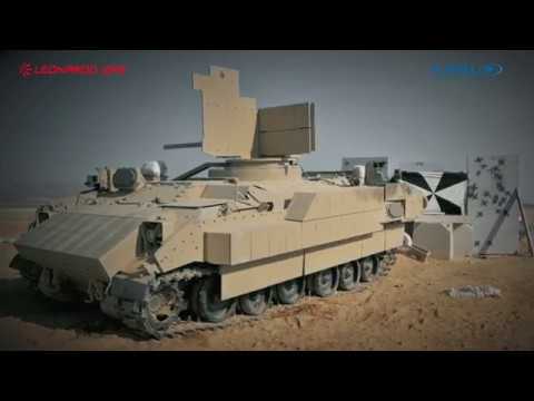 Trophy active protection system for light combat vehicles - YouTube