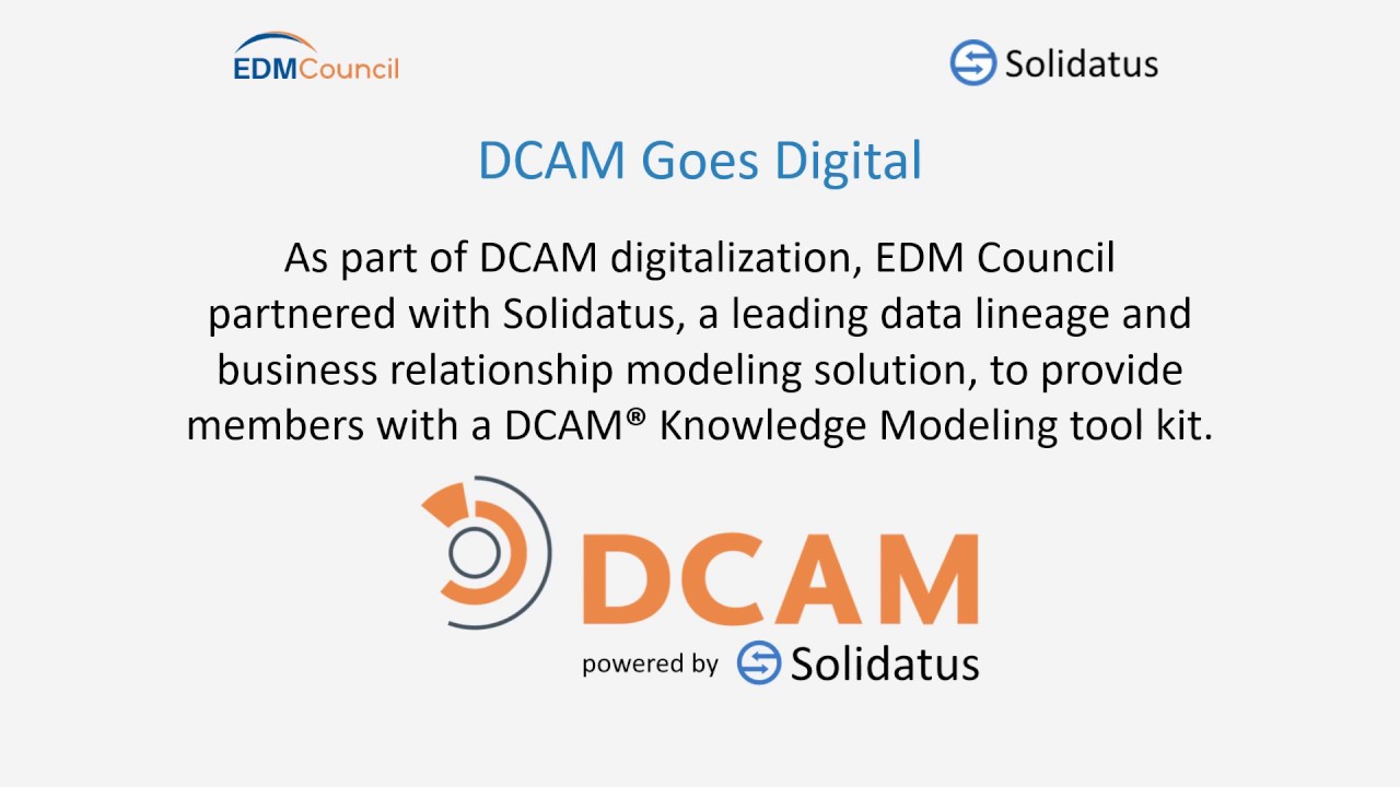 Introduction to DCAM Knowledge Models - YouTube