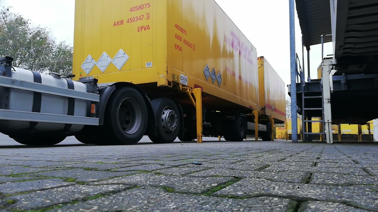 dreischimer wechselbrücke Frühschicht DHL przyczepa Bdf poranna zmiana ...