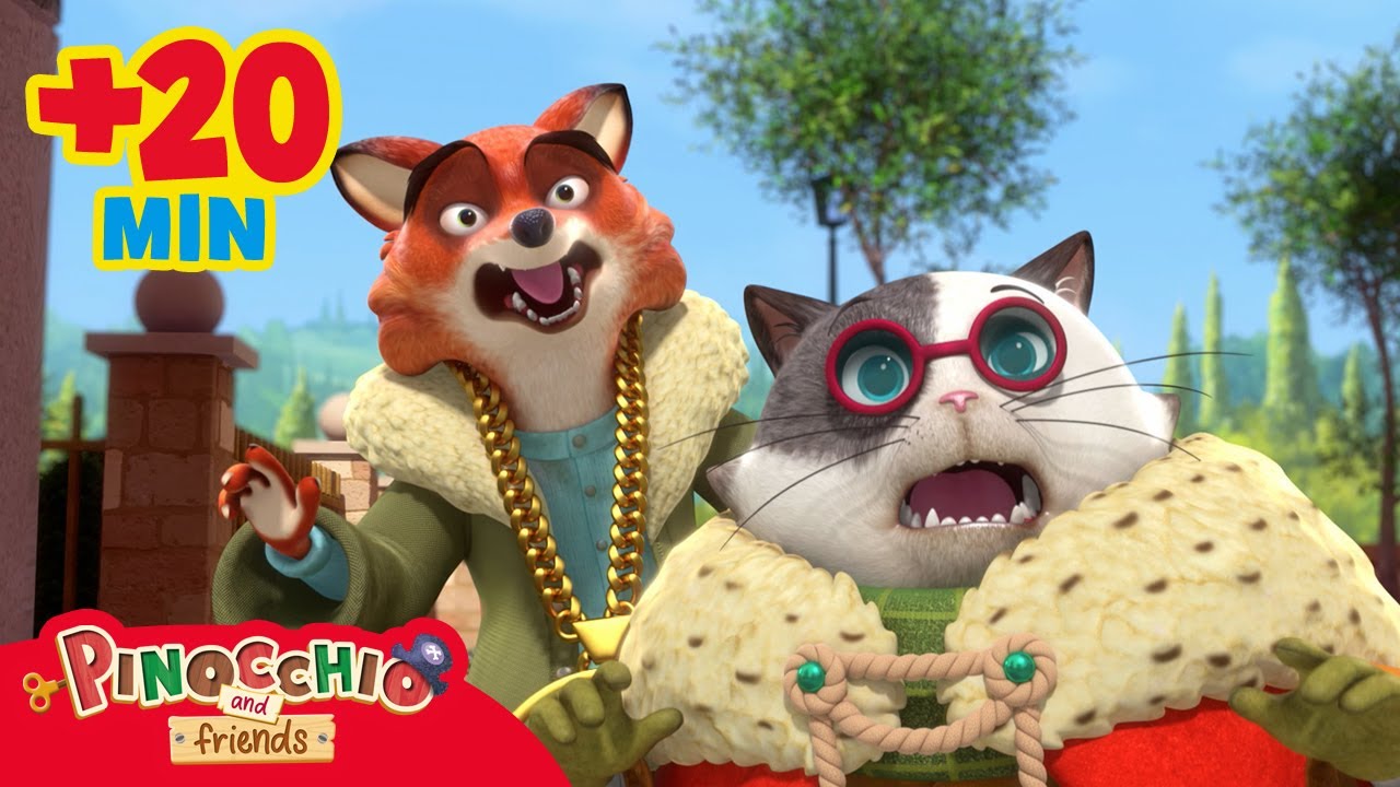 Pinocchio and Friends | +20 Minuti | I momenti combina guai del Gatto e ...