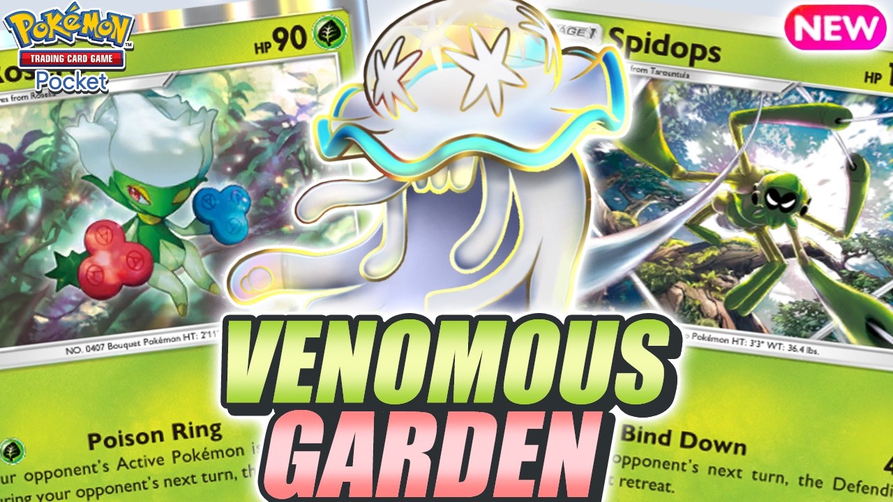 NO ESCAPE ! ROSERADE & SPIDOPS Trap Their Prey Perfectly ! - Pokemon ...