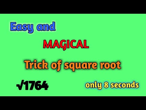 Easy and magical trick of square root for all competitive exams - YouTube