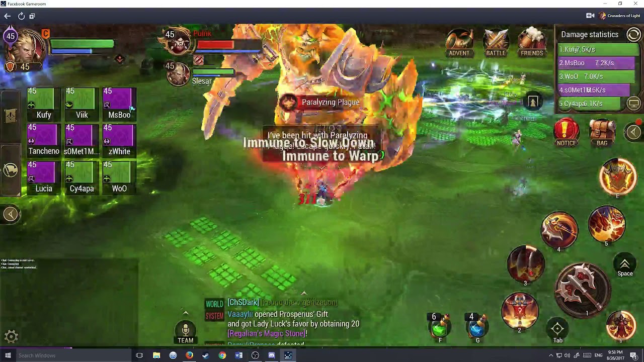 Skyblaze 4th boss (CRUSADERS OF LIGHT) - YouTube