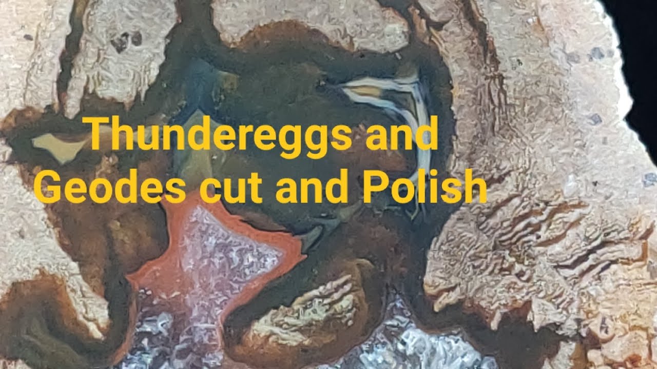 Thundereggs and Geodes Cutting and polishing 🤠 - YouTube