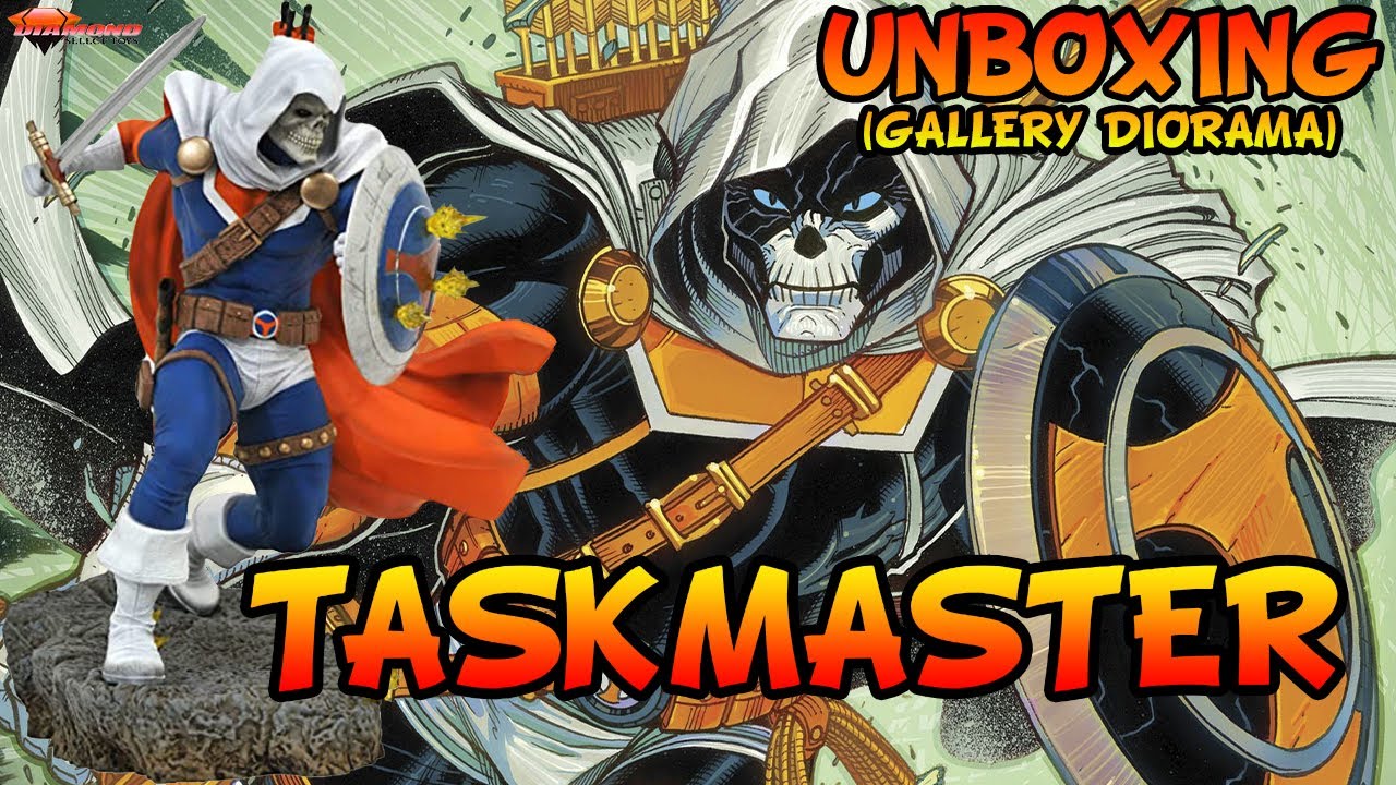 TASKMASTER GALLERY DIORAMA UNBOXING (DIAMOND SELECT TOYS) - YouTube