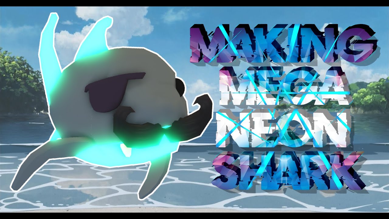 MAKING MY FIRST MEGA NEON SHARK FROM THE OCEAN EGGS I HATCHED IN ADOPT ...