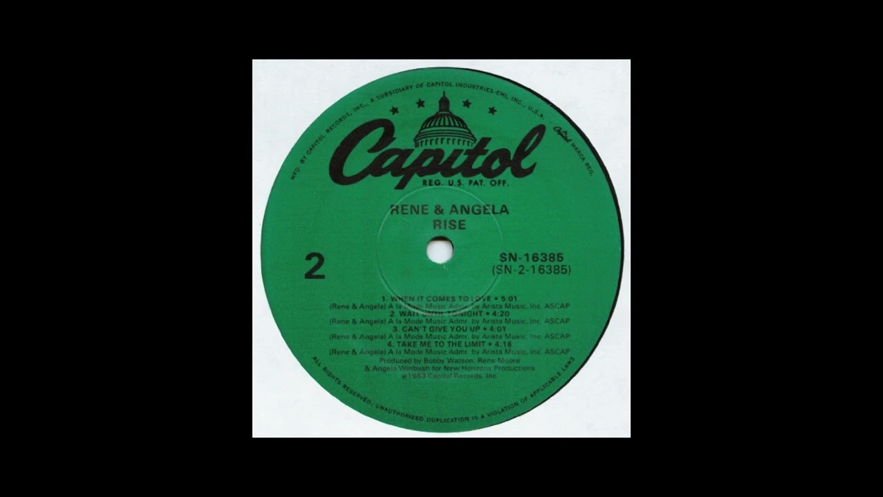 RENE & ANGELA - Wait Until Tonight 1983 - YouTube