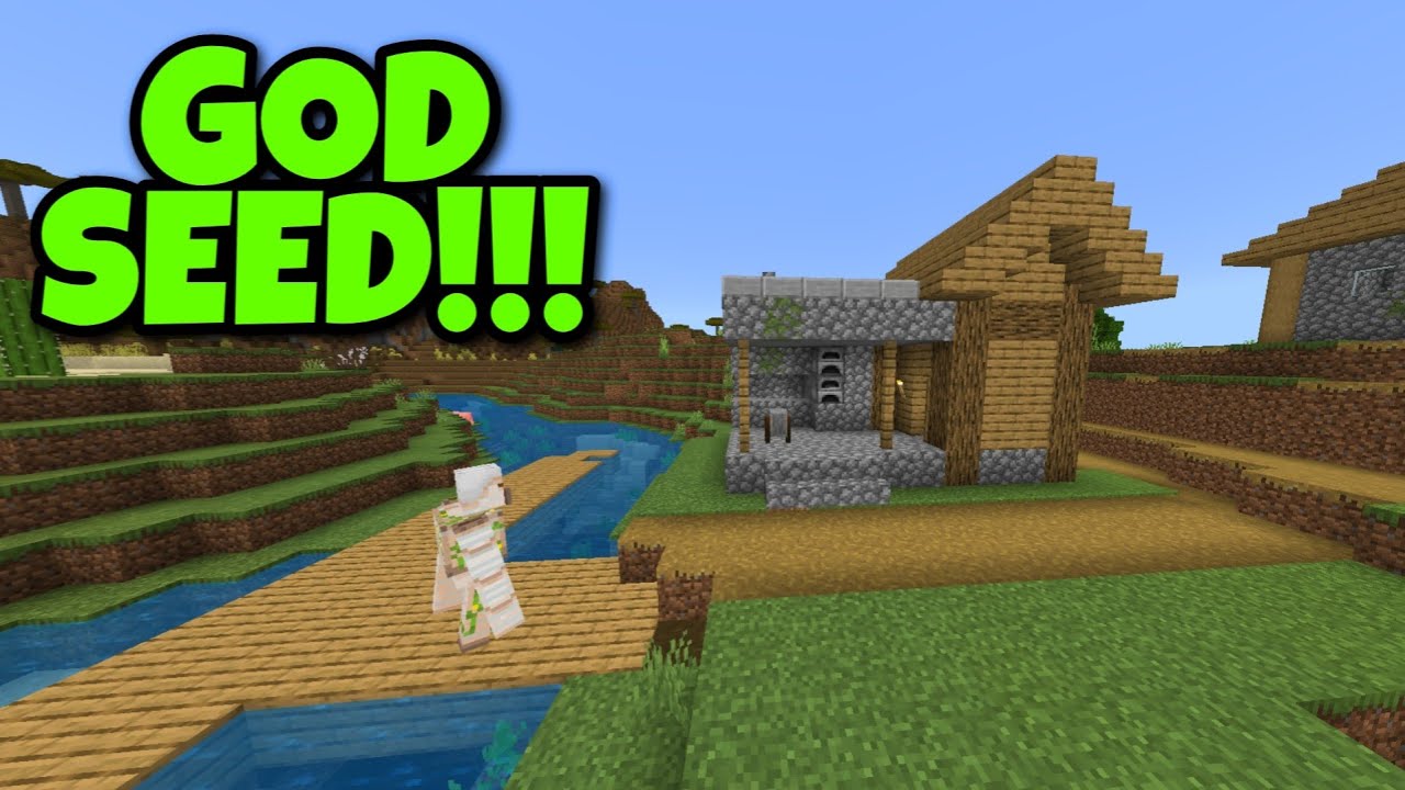 💥(SPEEDRUN SEED) NEW Best Seed for Minecraft Bedrock 1.17.30 Mcpe seeds ...