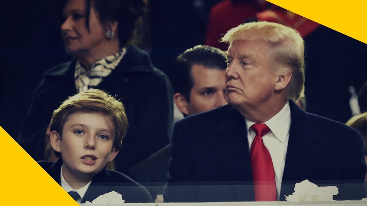 Trump's Cute Son Adorable Highlights Barron Trump - YouTube