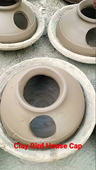 Clay Bird House Caping / New Clay Bird House / How to make bird nest ...