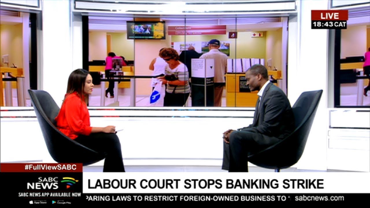 Busa welcomes banking strike interdict: Kaizer Moyane - YouTube