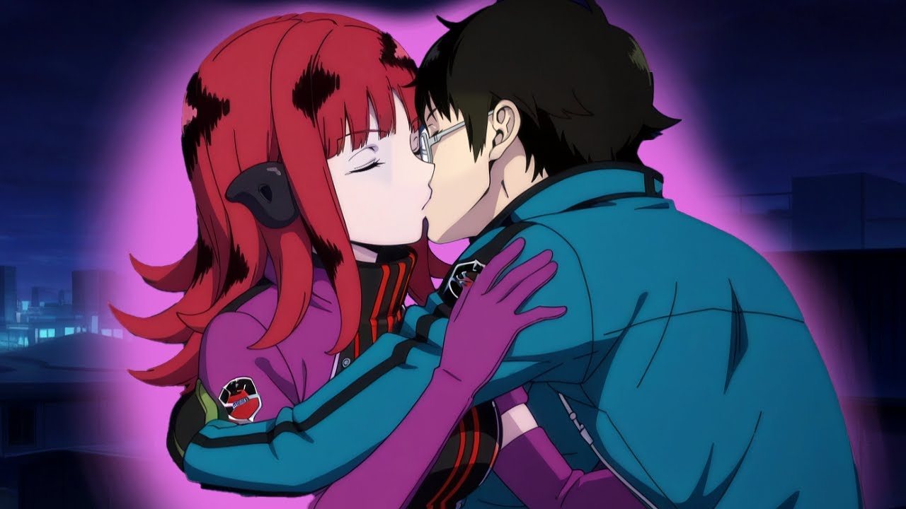 World Trigger Osamu Mikumo and Yoko Katori Kiss While on Patrol Duty Cut Content Tamakoma - YouTube