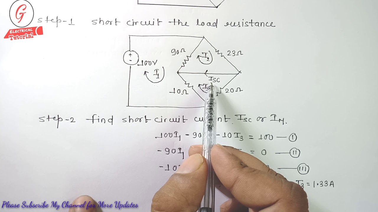 41. NORTON'S THEOREM NUMERICAL PROBLEM EXAMPLE - YouTube