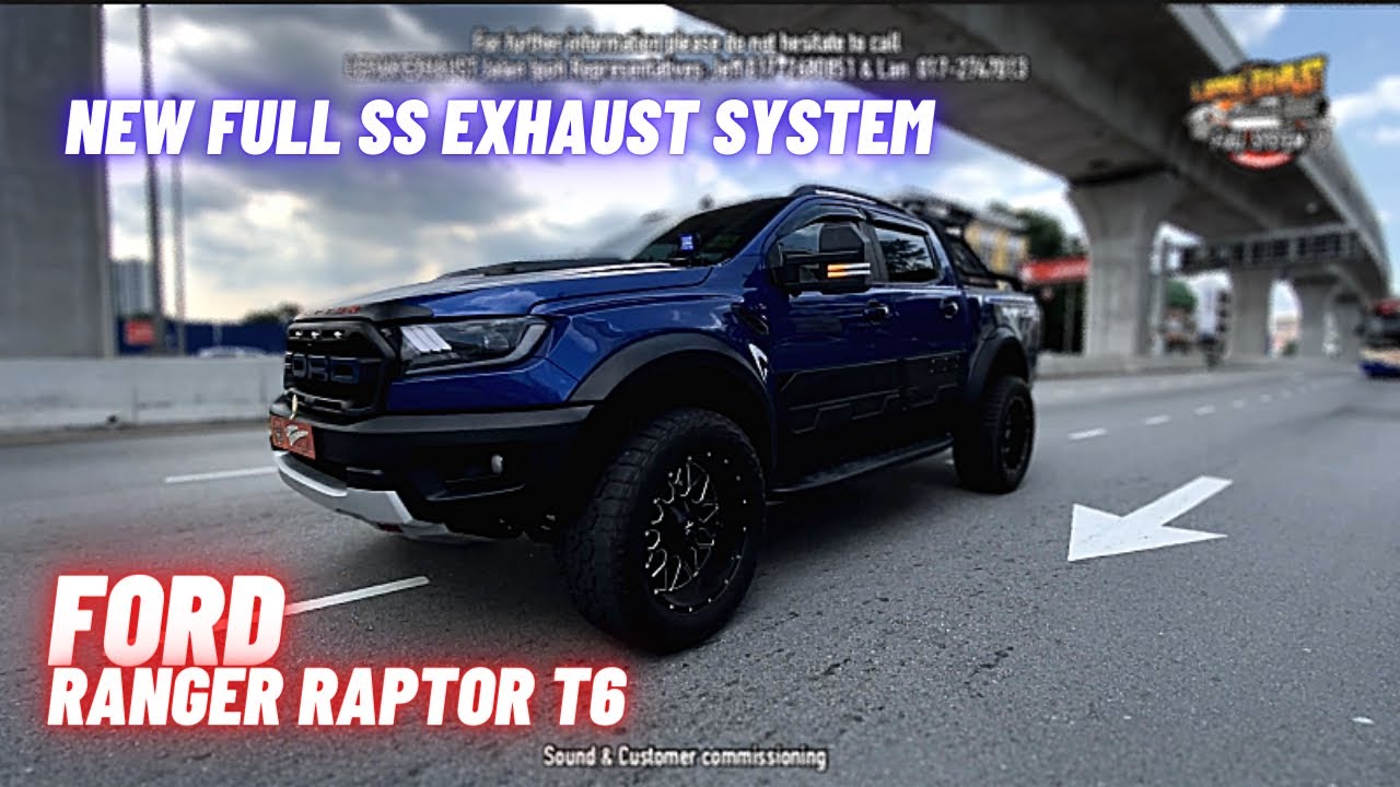 New Full SS Exhaust System | FORD RANGER RAPTOR T6 - YouTube