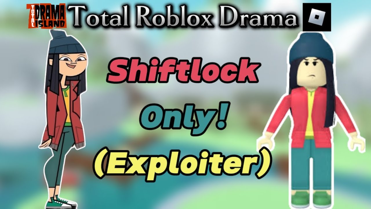 Trd but i can ONLY USE SHIFTLOCK!? (Total Roblox Drama) - YouTube