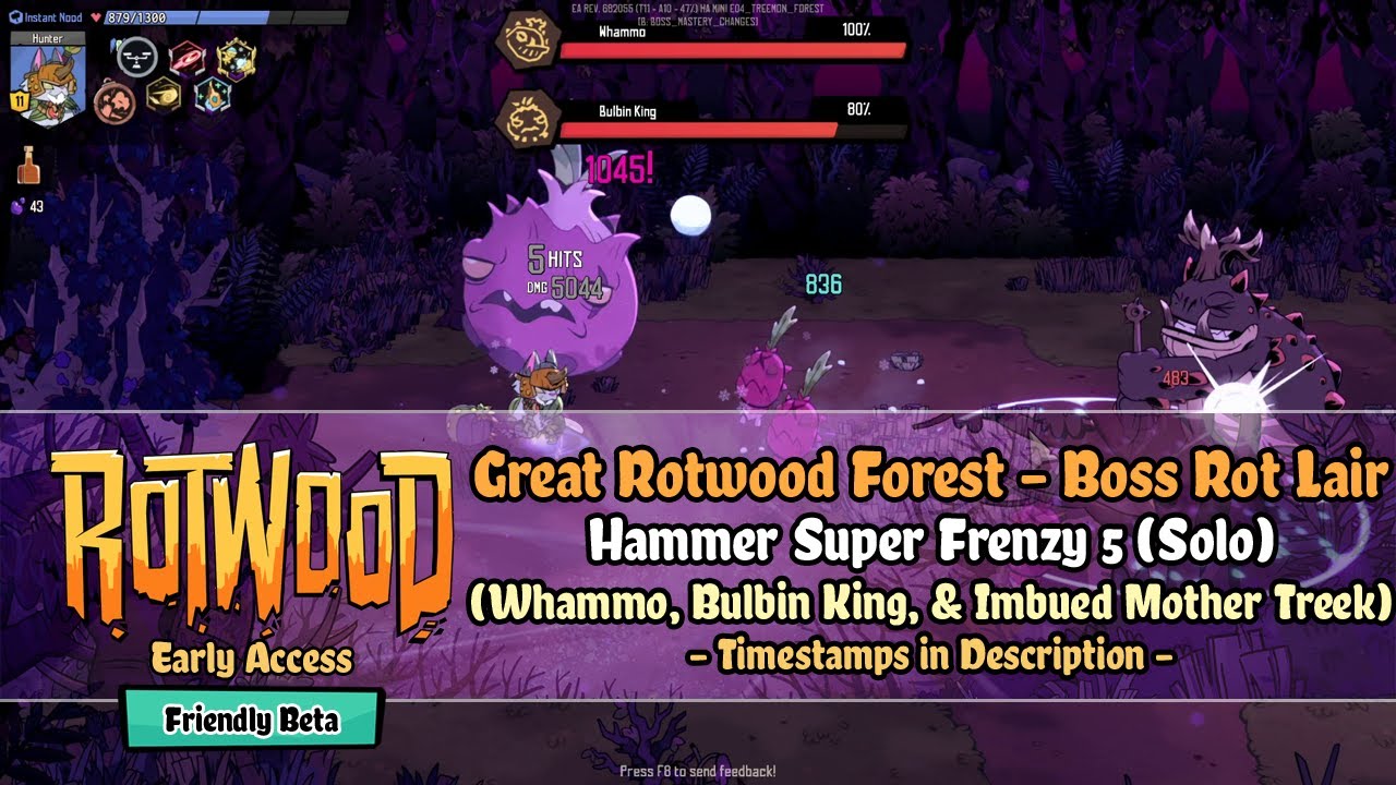 Rotwood EA | Friendly Beta - Great Rotwood Forest: Boss Rot Lair ...