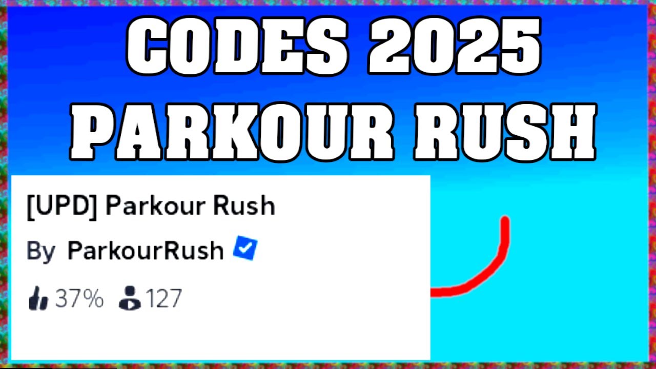 Parkour Rush Codes 2025 / Roblox ! 🎮🔑 - YouTube