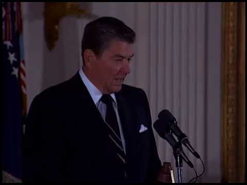 president Reagan remarks at Rehnquist Scalia swearing in to supreme ...