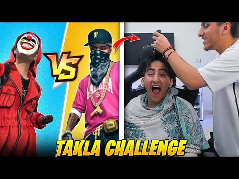 TAKLA CHALLENGE WITH SUNNY 😂FREE FIRE 1V1