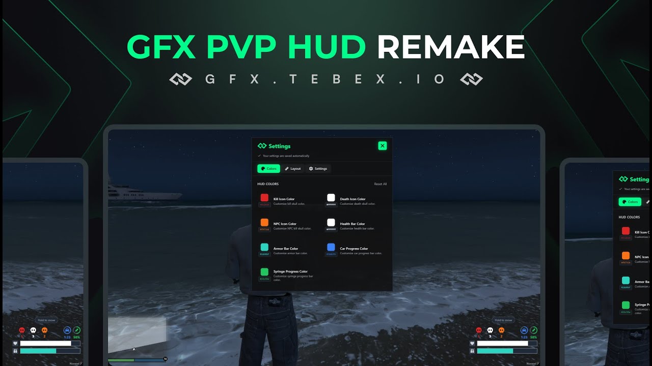 GFX PVP HUD for Fivem - YouTube