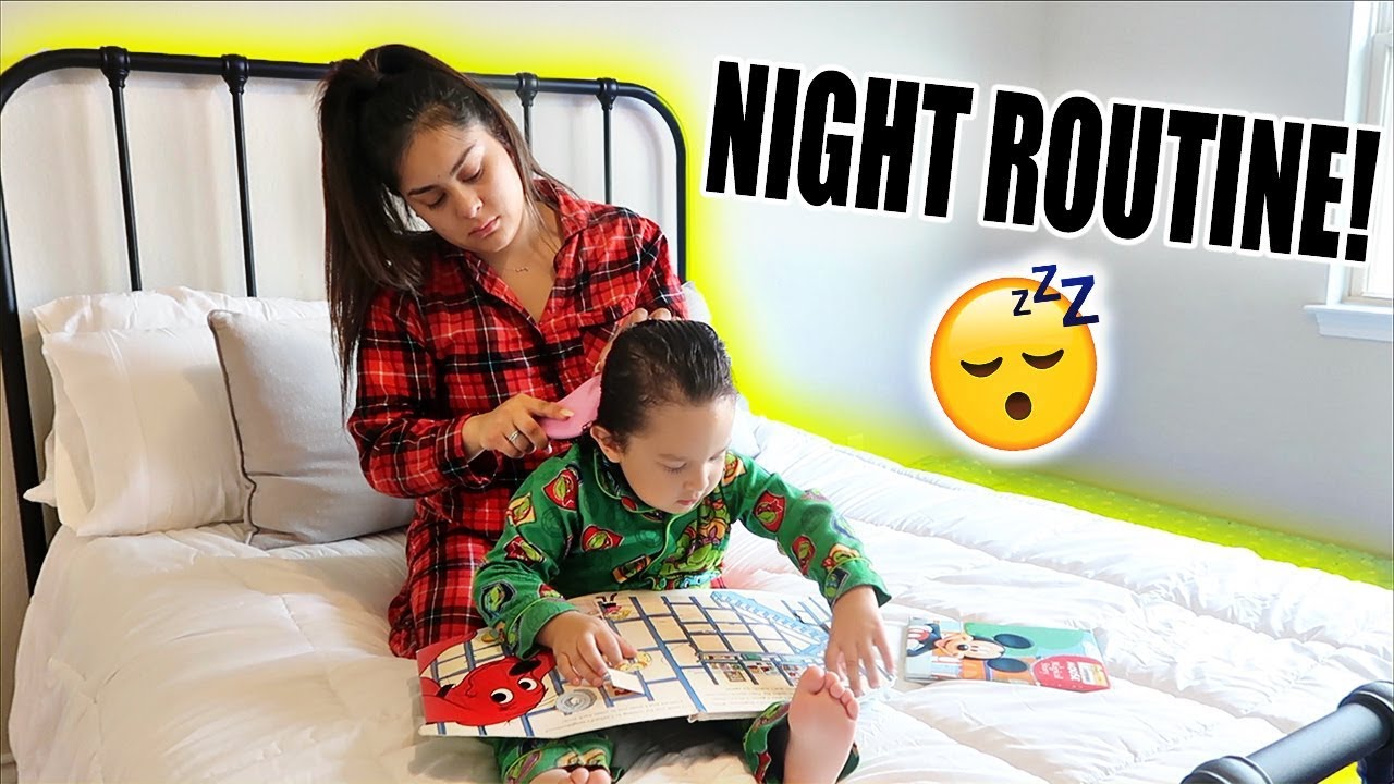 Realistic Night Time Routine with a Toddler! - YouTube