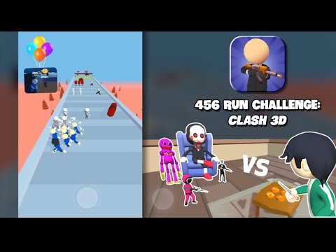 456 Run Challenge: Clash 3D new game gaming video new game - YouTube