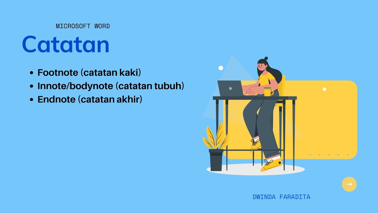 [Microsoft Office Word] Footnote, Innote, dan Endnote - YouTube