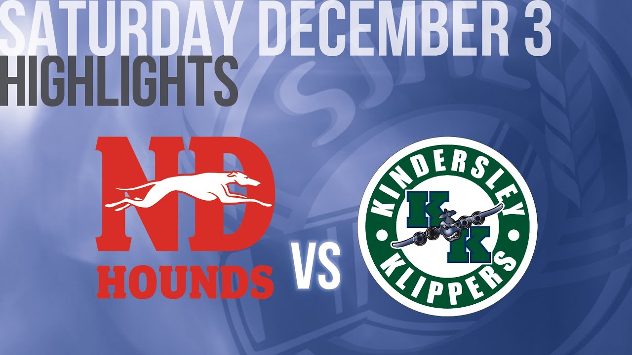 Highlights: Notre Dame Hounds vs Kindersley Klippers Dec 3rd - YouTube