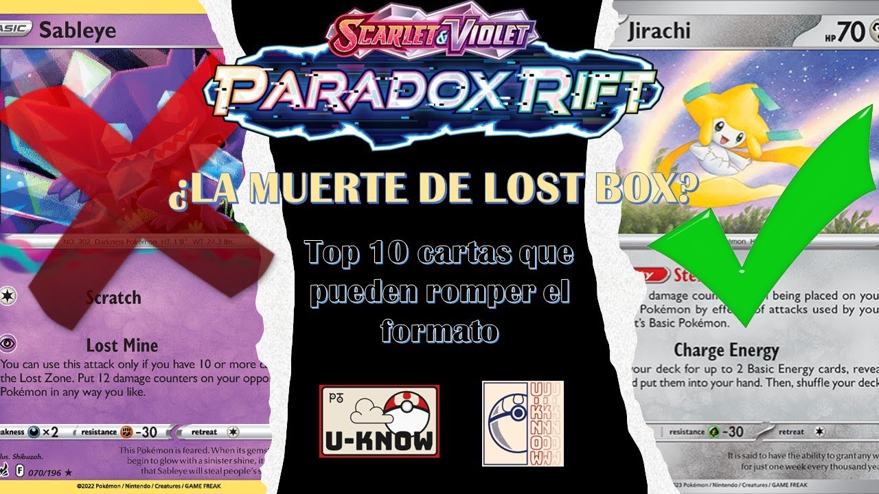 TOP 10 CARTAS POKÉMON DE PARADOX RIFT | EL FIN DE LOST BOX | LO MEJOR ...