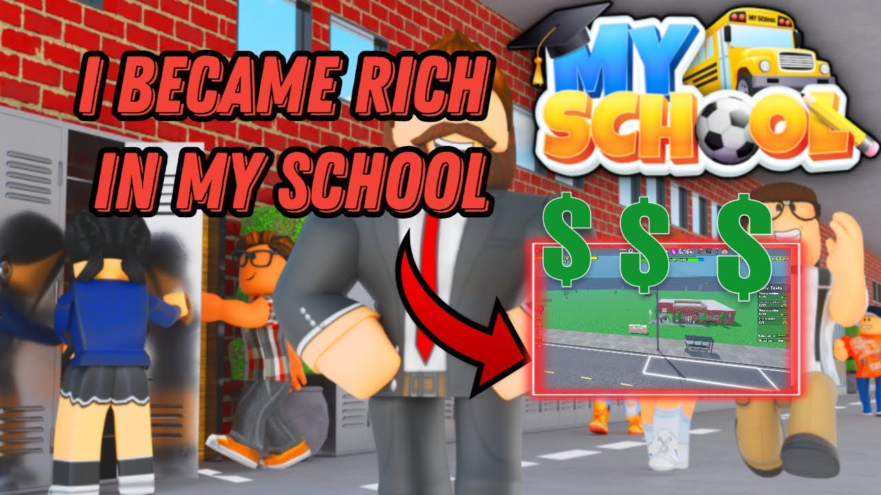 I CREATED MY OWN ROBLOX SCHOOL IN MY SCHOOL part 1 - YouTube
