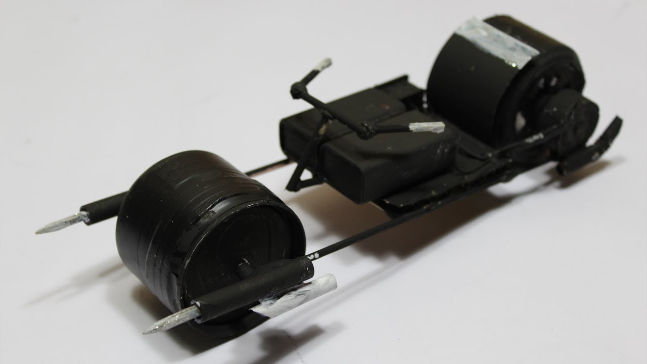 How to Make Black Batcycle at Home - Batman Toy motorcycle - YouTube