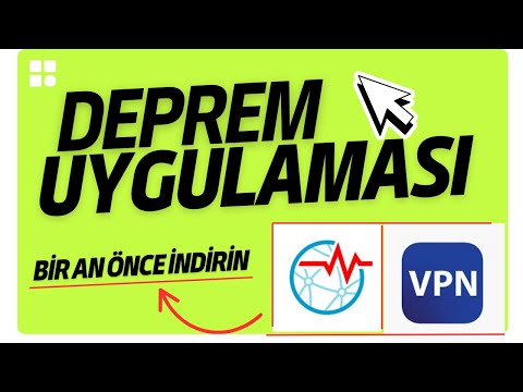 Deprem Habercisi Uygulama! Herkesin İndirmesi Gerekiyor! (İnternete Erişim Uygulaması)