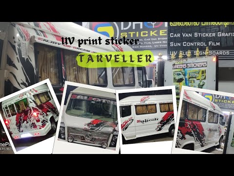 TEMPO TRAVELER FULL STICKER WORK| UV PRINT| grafix| Dheensstickers ...