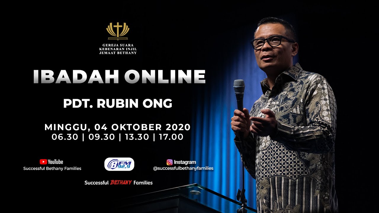 Ibadah Raya 4 - Pdt. Rubin Ong - Apa yang Kita Cari di Kehidupan - YouTube