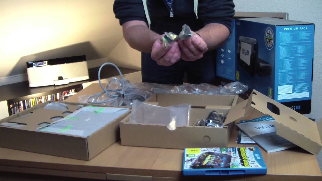 Nintendo Wii U Unboxing - YouTube