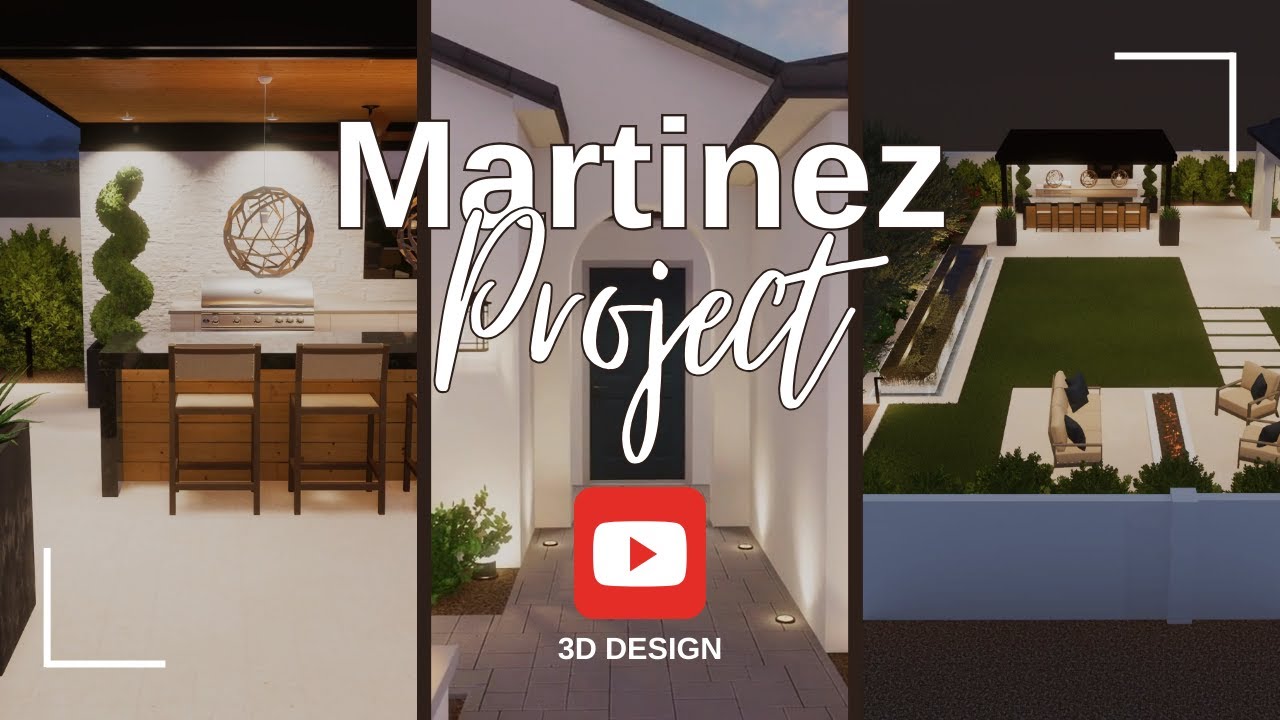 Martinez Project: Stunning 3D Hardscape Design Rendering | Transform ...