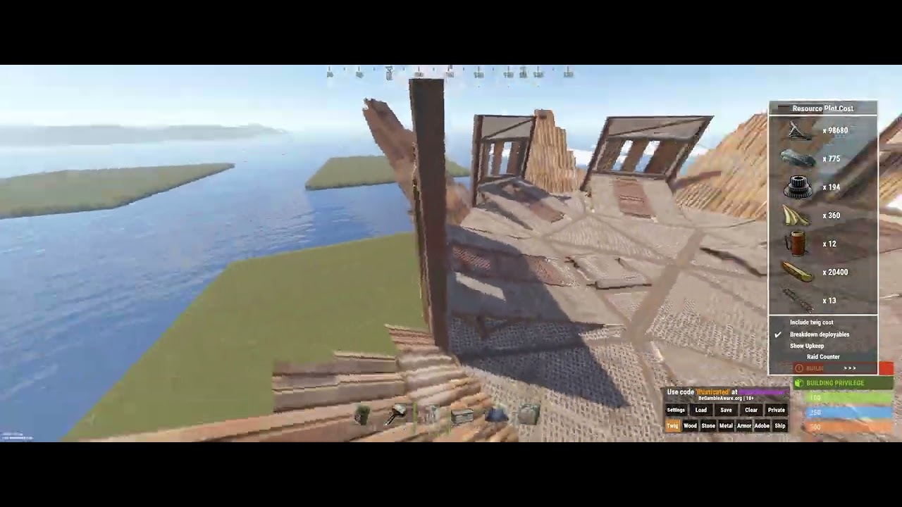 RUST | 2x2 Wipe Gap Base Design | The Southinator - YouTube