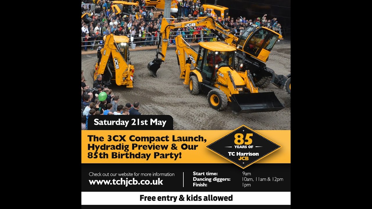 SNEAK PEAK - JCB DANCING DIGGERS @ DERBY - YouTube