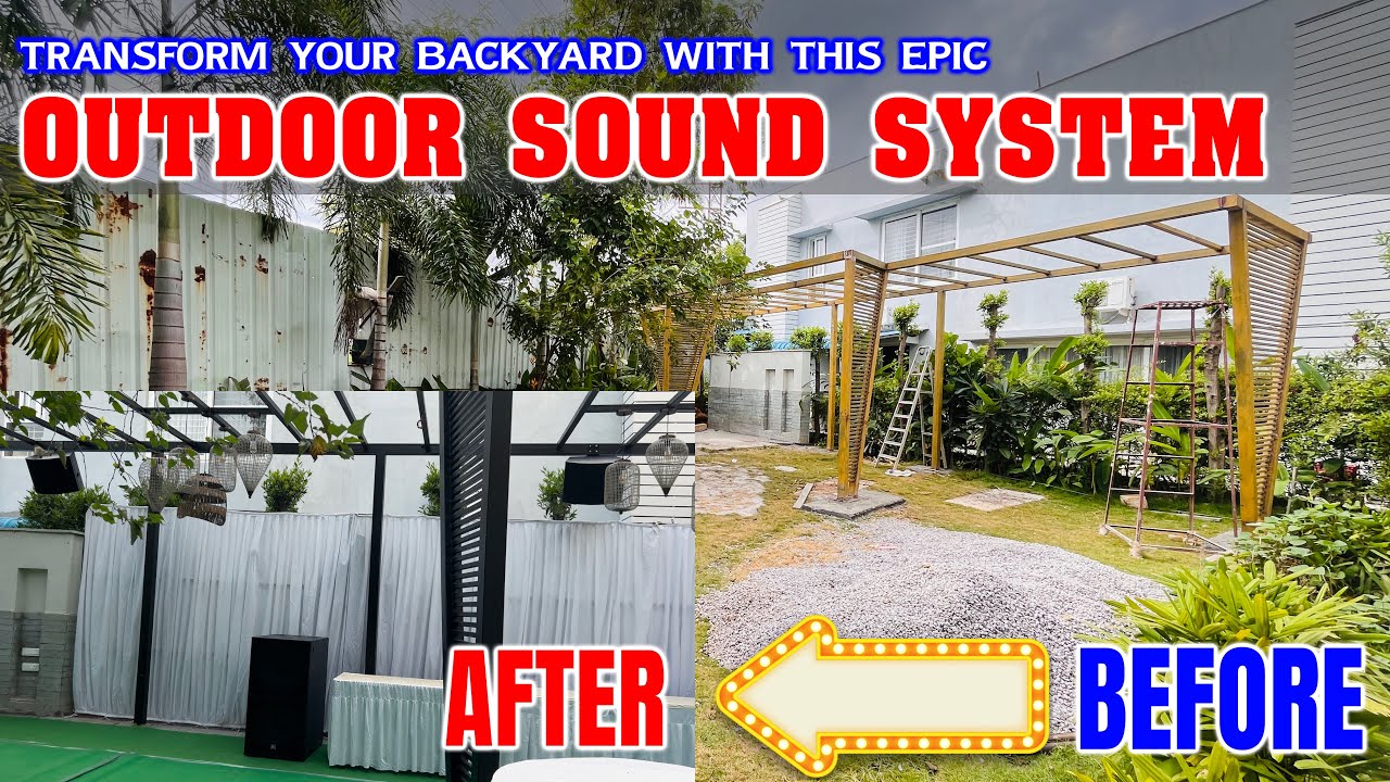 Transform Your Backyard with This Epic Outdoor Sound System |Outdoor ...