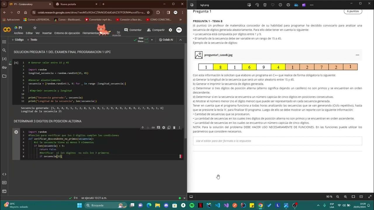 SOLUCION EXAMEN FINAL PROGRAMACION I UPC 2024 2 PHYTON FACIL Y BIEN ...