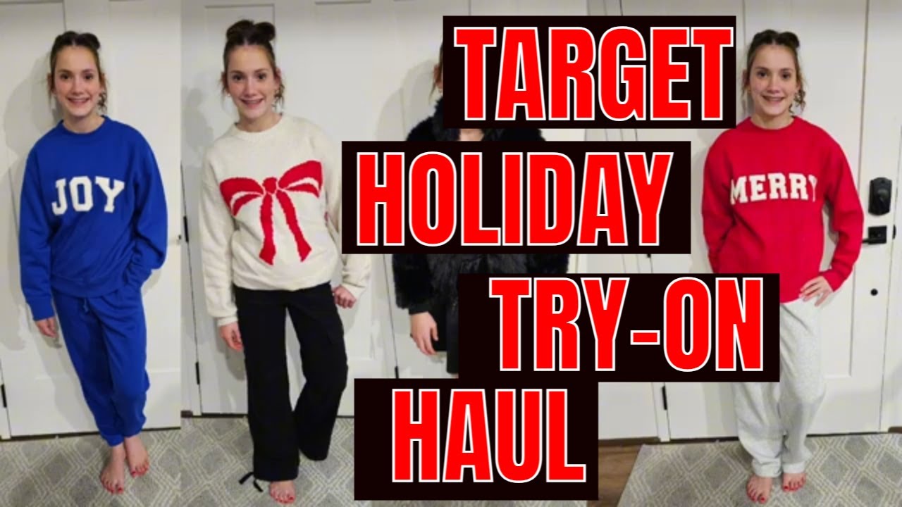 Teen Target Holiday Try-On Haul! | Fall Fashion Finds 🍂👗 - YouTube