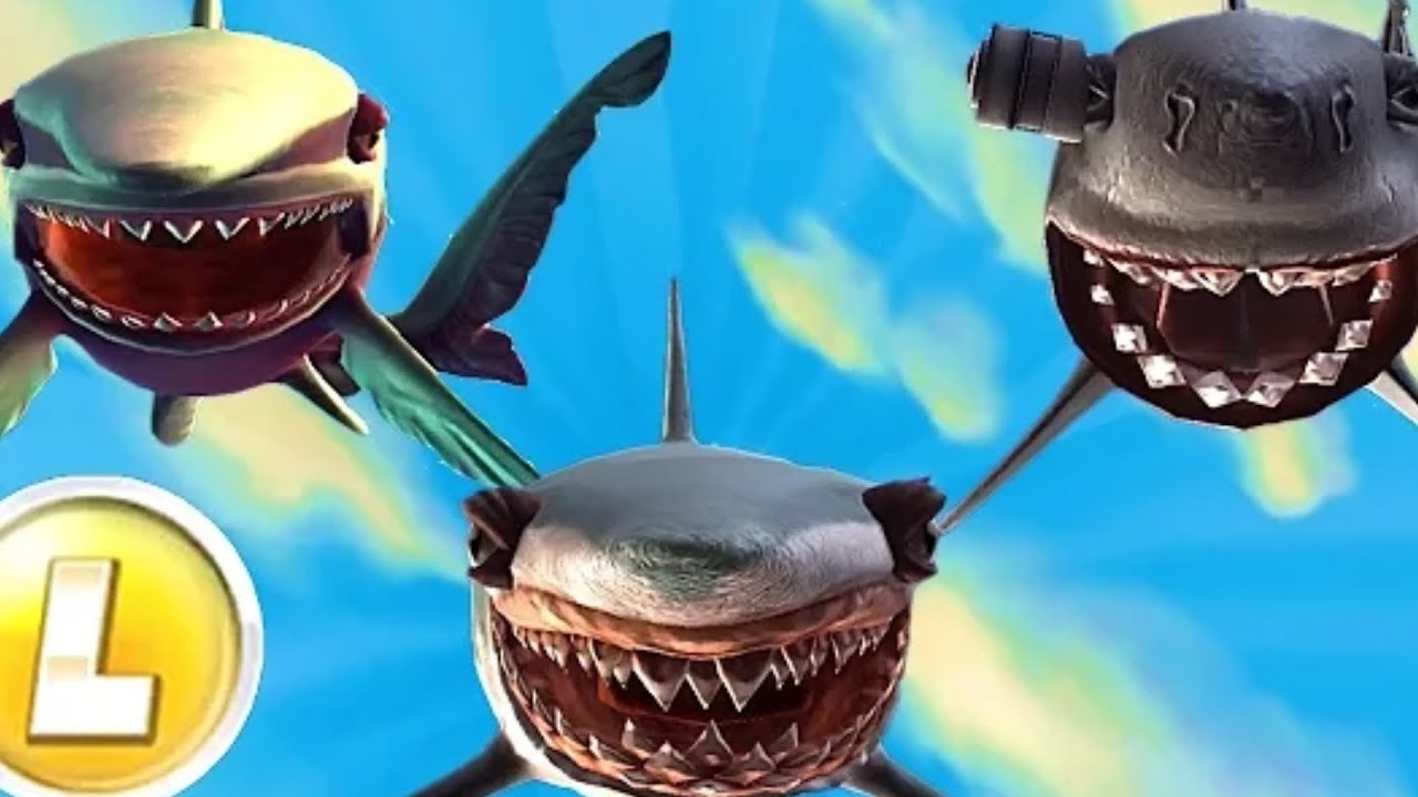 Hungry shark world part 4 - YouTube